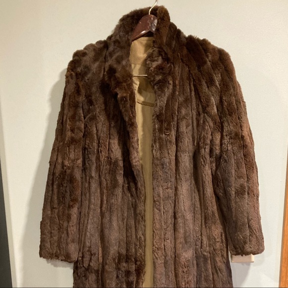 Jackets & Coats | Vintage Full Length Genuine Mink Trench Coat | Poshmark